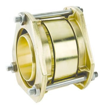 Beulco Messing Rechte koppeling PN10 90mm 2x klem - DYKA webshop