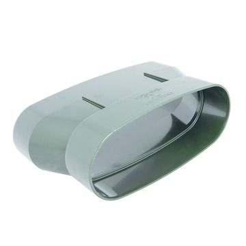 DYKA AIR Inzetverloop ovaal 235-195mm spie/lijmmof groen - DYKA w